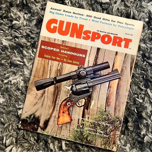 Other | Vintage Rare 196 Gunsport Firearm Gun Magazine | Poshmark